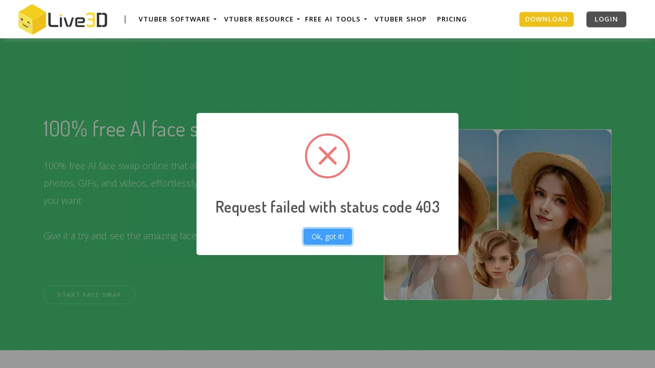 Live3D AI Face Swap - BestofAI